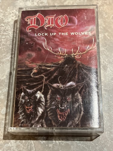 DIO Cassette Tape LOCK UP THE WOLVES 1990 Rock Metal VTG Rare ***TESTED ...