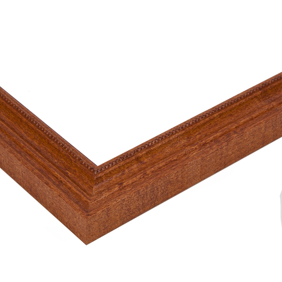 ArtToFrames Custom Picture Poster Frame Brown Honey stain 1.25" Wide ...