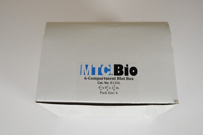 MTC Bio B1206, MultiBox Western Blotting Box, 6 Compartments, 4/pk | eBay