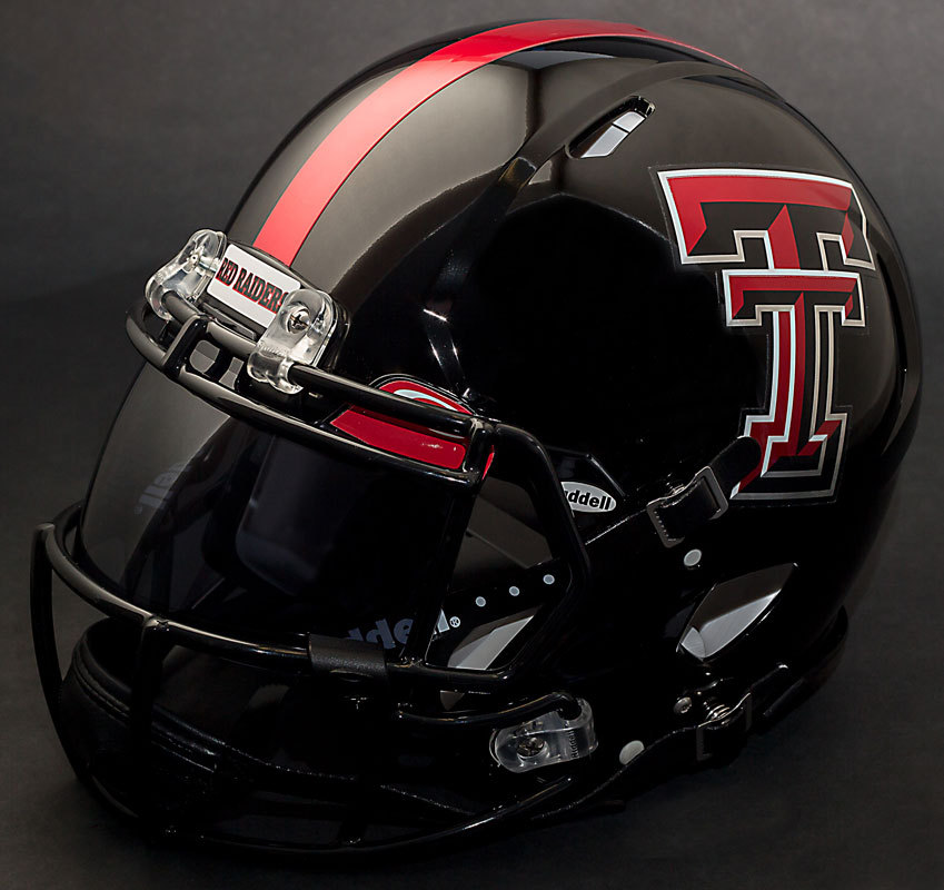 TEXAS TECH RED RAIDERS Authentic GAMEDAY Football Helmet w/ OAKLEY Eye ...