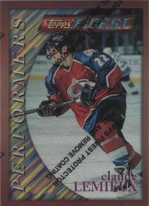 1995-96 Topps Finest - Claude Lemieux #47 Refractor for sale online | eBay