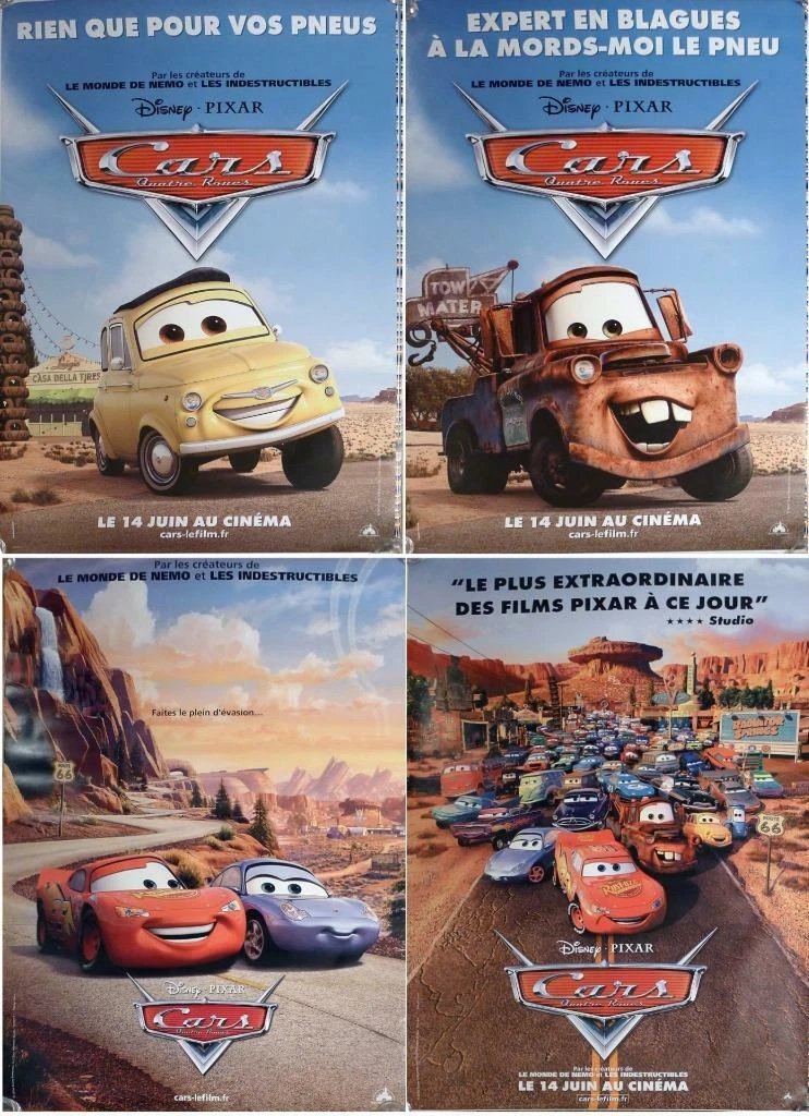 Original Cars Movie Poster