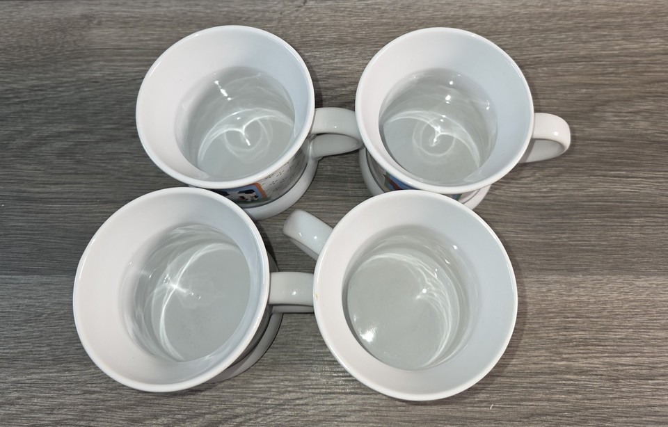 Vintage 1981 Vandor Country Coffee Tea Mugs Cups Pelzman Farmhouse Farm ...