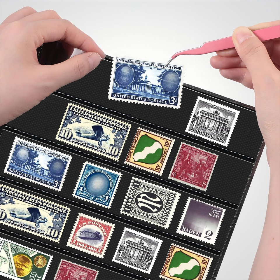 20 Sheets Stamp Pages Collector Stamp Collecting Album Binder Standard ...