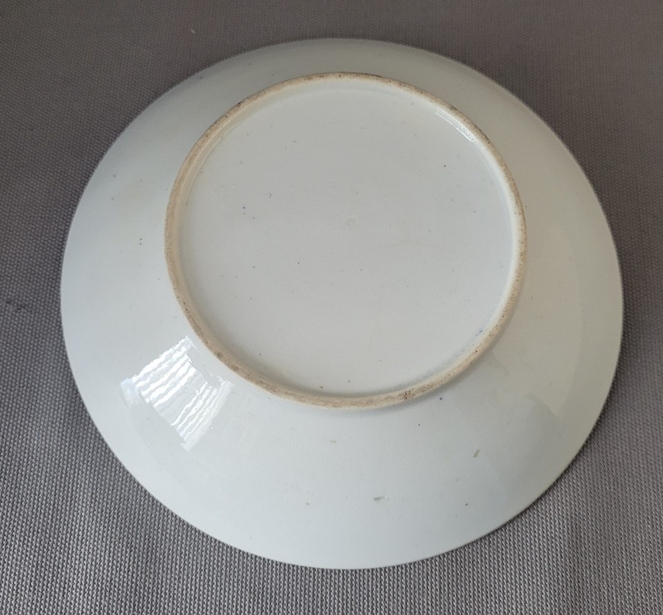 ANTIQUE MINTON HAND PAINTED FLOWERS & SEASHELL PATTERN SAUCER C1815-20 ...