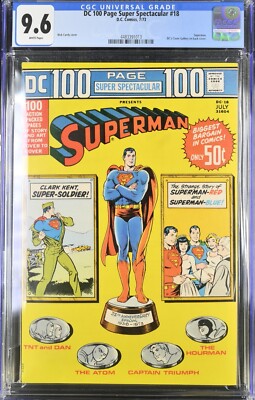 DC 100 Page Super Spectacular #18 CGC 9.6 (1973) Cover Gallery on Back ...