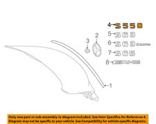 MERCEDES OEM 14-17 S550 Trunk Lid-Emblem Badge Nameplate 2228171515 | eBay