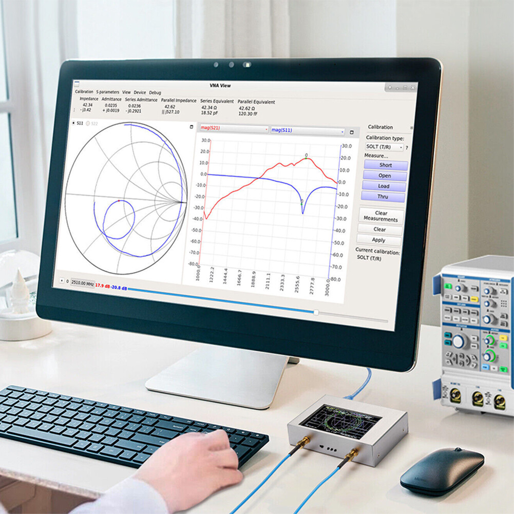 Vector Network Analyzer 50kHz-4GHz 70-90dB Network Analyzer for NanoVNA ...