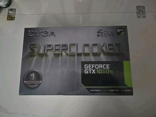 EVGA GeForce 04G-P4-6253-KR GTX 1050 Ti SC 4GB GDDR5 DX12 OSD Graphics ...