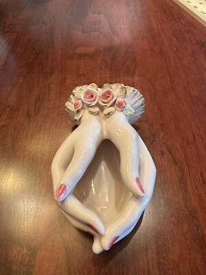 Vintage Lefton China Hand painted porcelain Hands 1950s | eBay