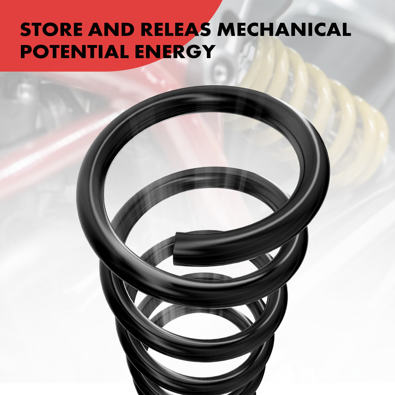 2x Rear Left & Right Coil Springs for Mercedes Benz W163 ML320 ML350 ...