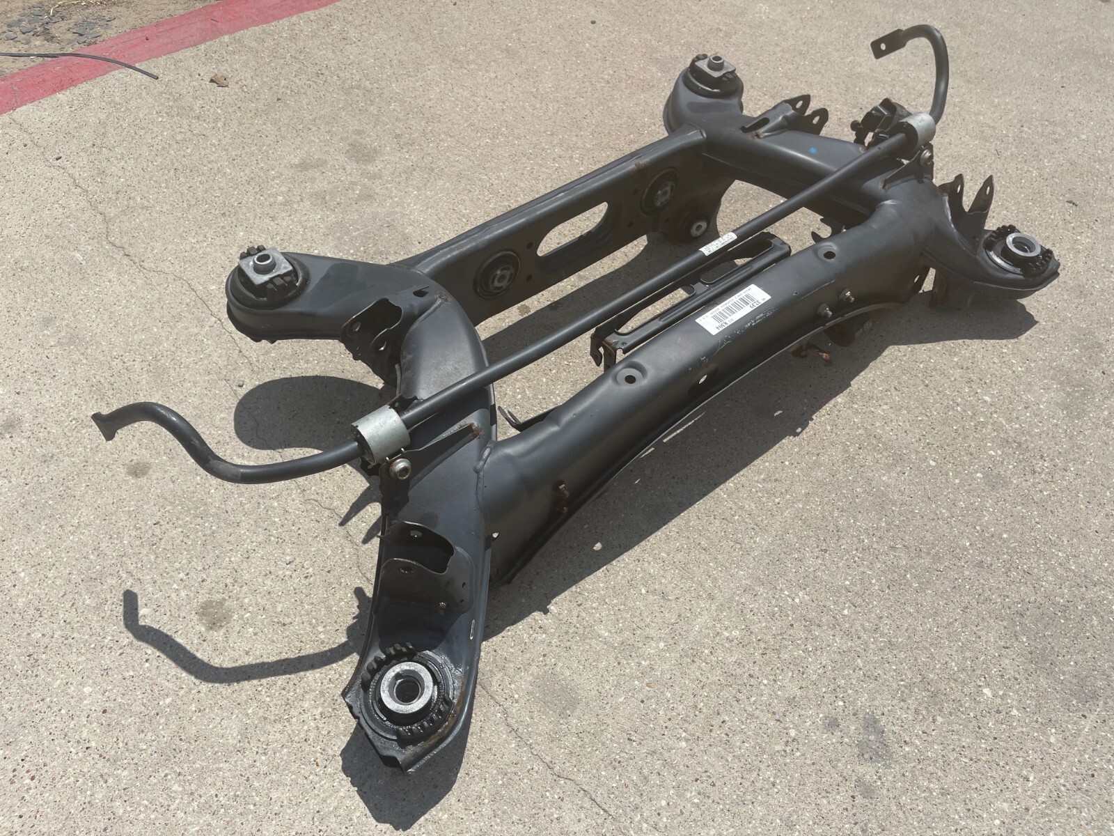 10-11 MERCEDES-BENZ W212 E350 E550 4MATIC AWD REAR SUBFRAME CROSSMEMBER ...
