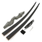 60'' Takedown Longbow Archery Wooden Riser 20-60lbs Target Shooting ...