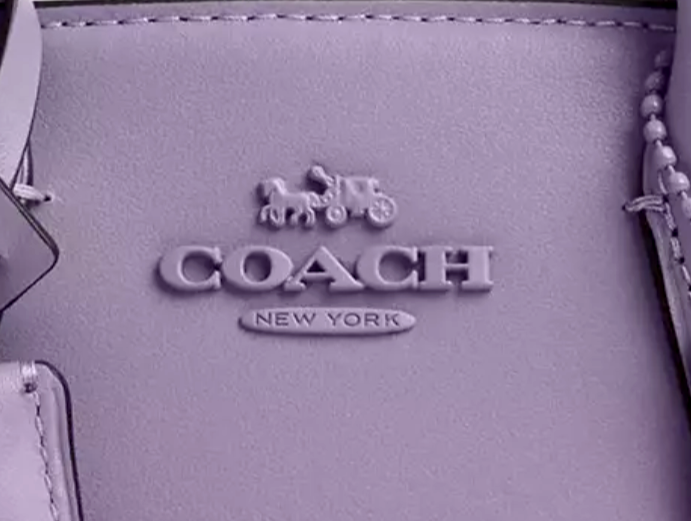 💜Coach Andrea Mini Carryall - CO974 Light Violet (Purple) Calf Leather ...