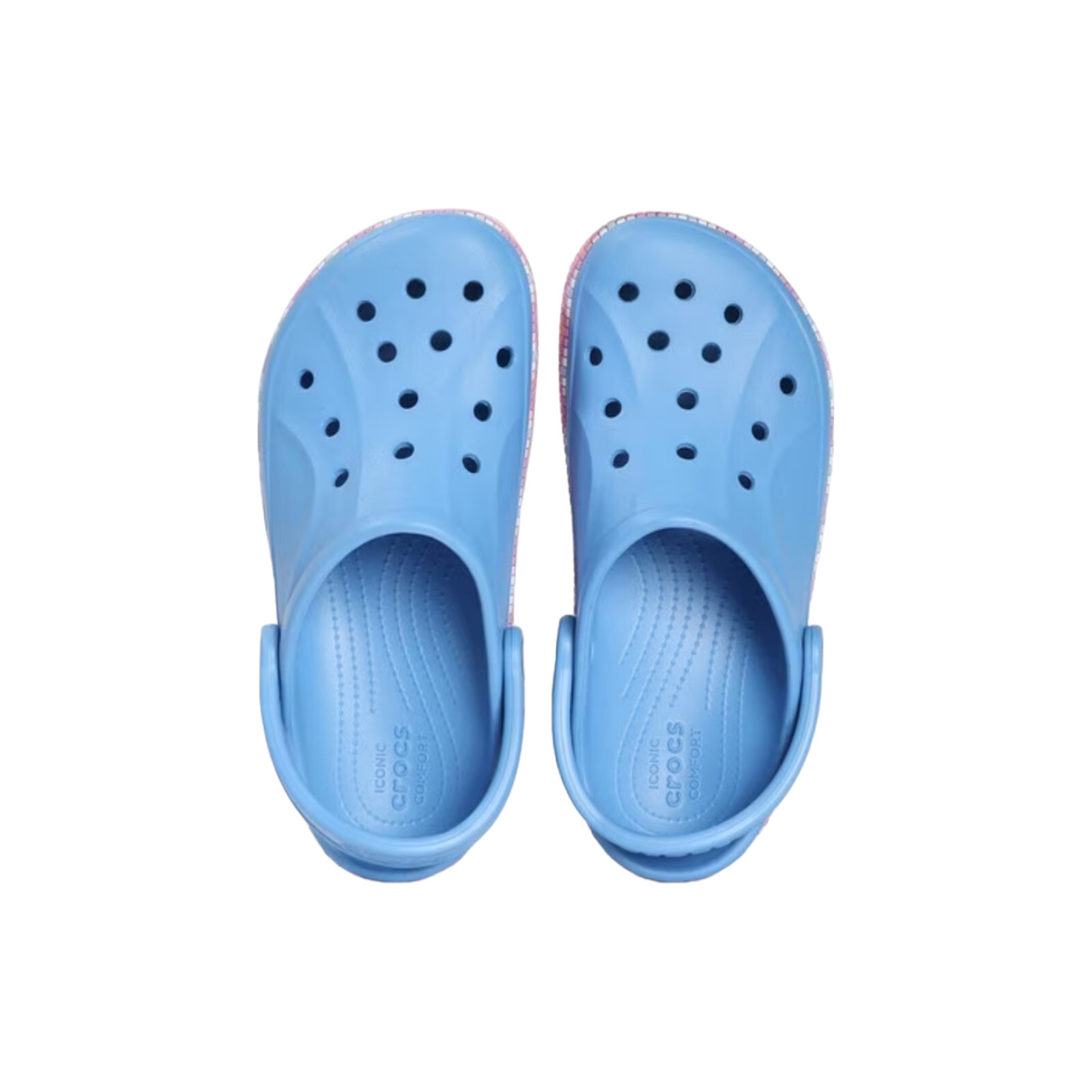 Crocs Men's Bayabang Chevron Band Clogs Slip-On Sandal Shoes Powder ...