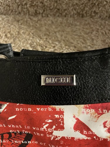 Miche Red Hope Slip on Shell for Demi Bag Side Pockets Graffiti Look ...