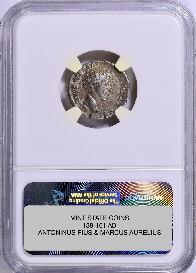 Ancient Marcus Aurelius Antoninus Pius 138-161 AD Silver Denarius NGC ...