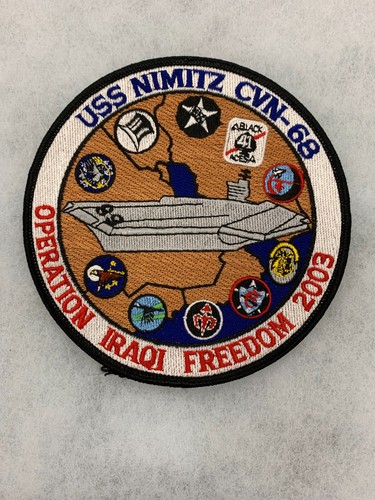 ORIGINAL RARE USS NIMITZ CVN-68 OPERATION IRAQI FREEDOM 2003 PATCH | eBay