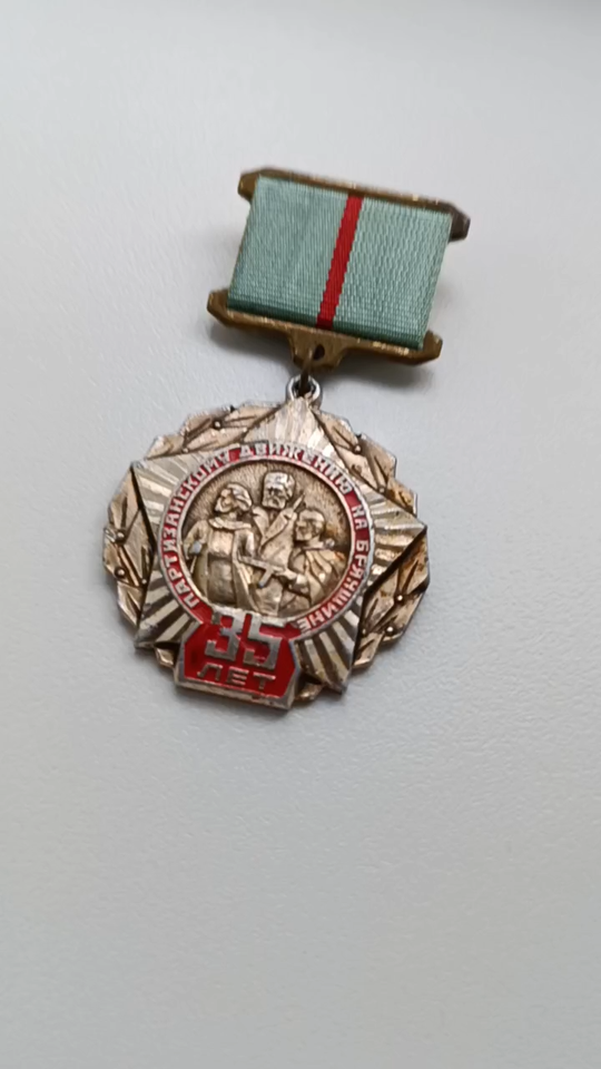 Soviet Russian Veteran Badge "35 years of Partisan Movement in Bryansk ...