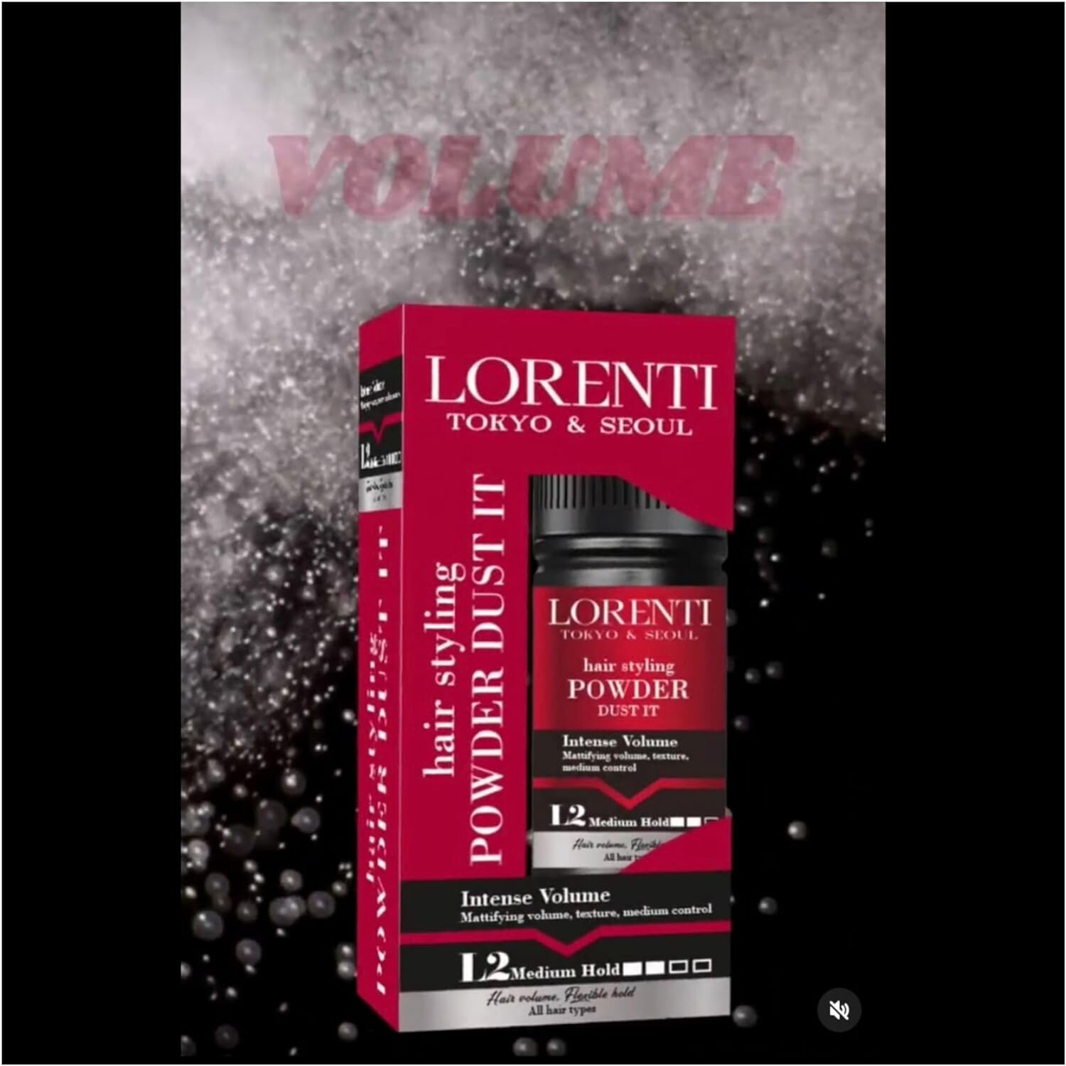 Lorenti Hair Styling Powder Wax | L2 Medium Hold Natural Look Intense ...