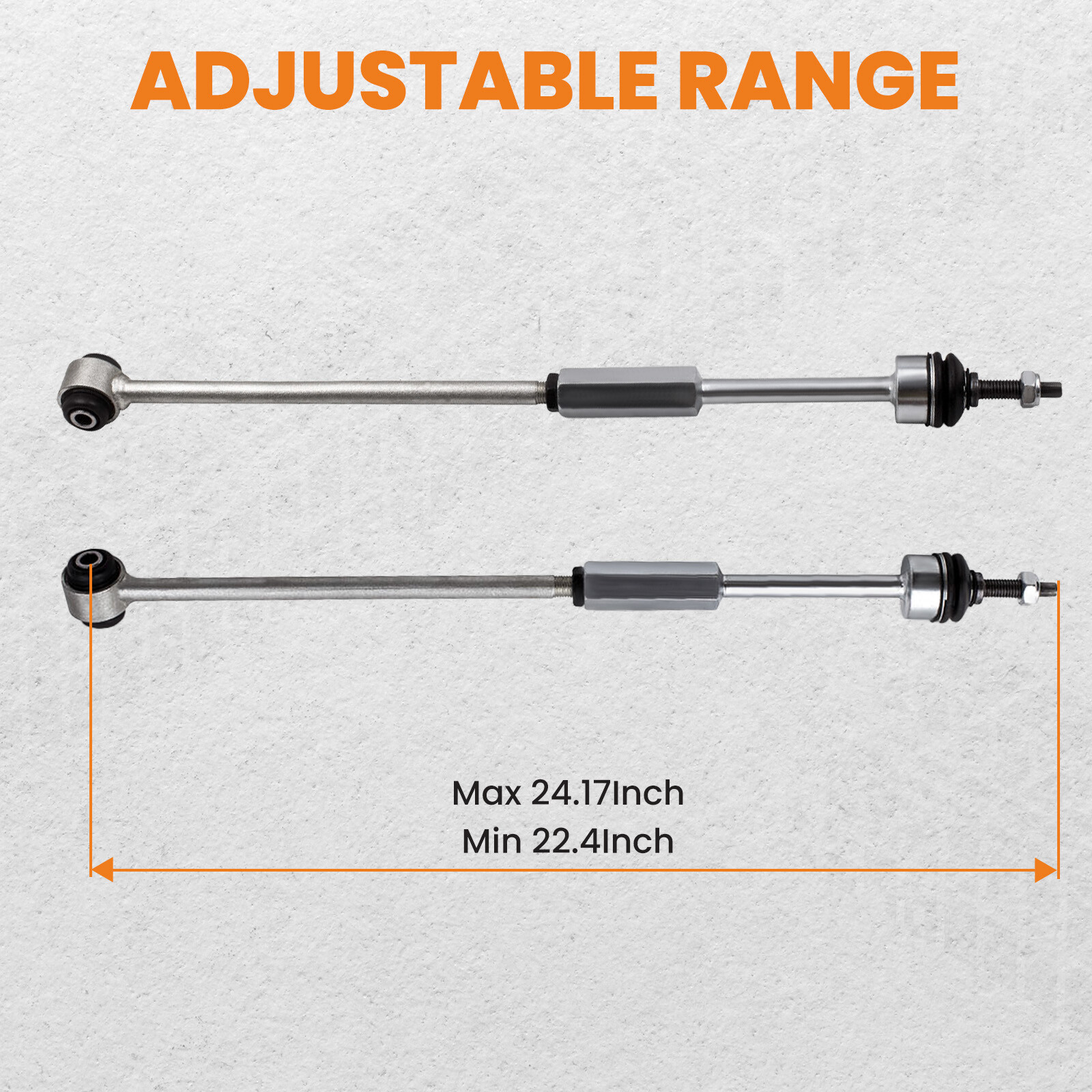 2pcs Rear Driver & Passenger Side Tie Rod for Jaguar F-Type S-Type XF ...