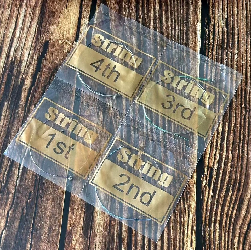 Violin String Set 4/4 Premium Steel Core Strings Warm Direct Tone USA ...