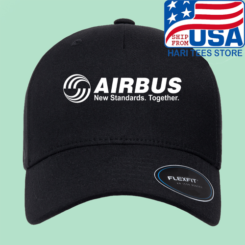 Airbus Aerospace Aviation Black Hat Baseball Cap Size S/M & L/XL | eBay