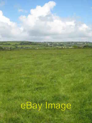Photo 6x4 Pasture at Treverva Mabe church in the distance. c2008 | eBay UK