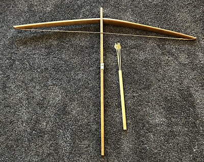 Vintage Yunan Province Nu Tribe Wooden Vietnam War Era Crossbow W ...