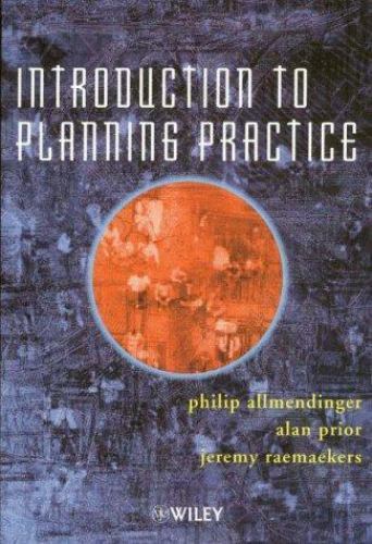 Introduction to Planning Practice by Alan Prior (2000, Trade Paperback ...
