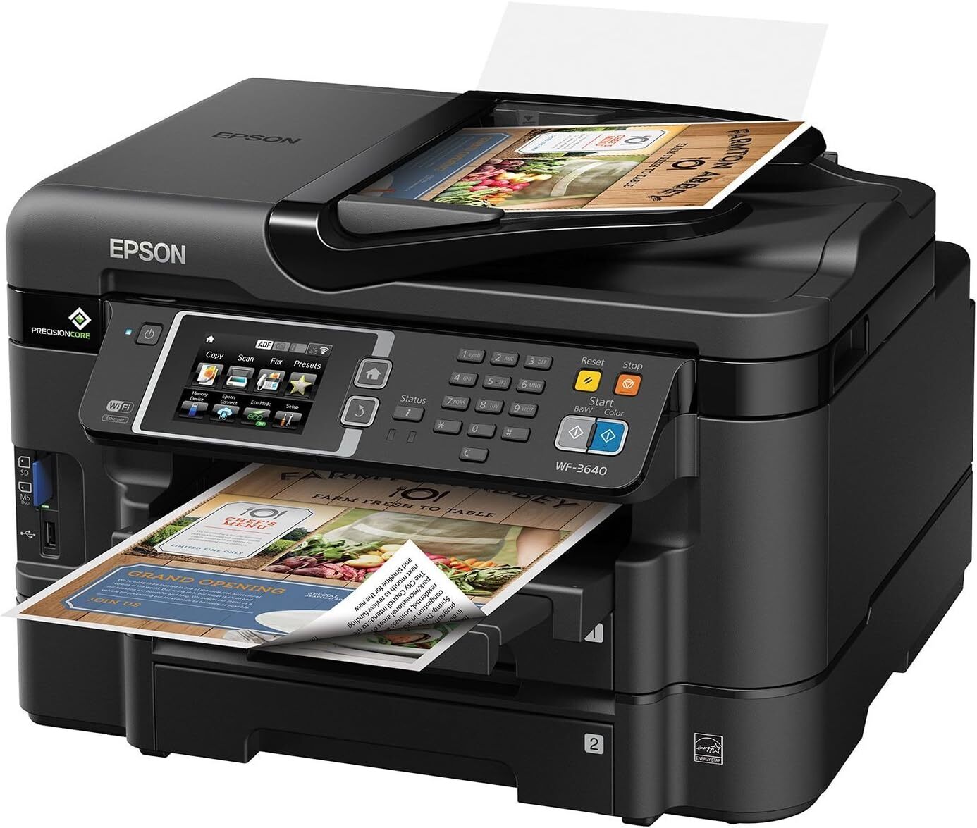 Epson+WorkForce+WF-3640+All-In-One+Inkjet+Printer for sale online | eBay