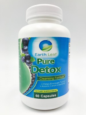 Earth Leaf Pure Detox - Aids in Weight Loss - Cleanse and Detox - 60 ...