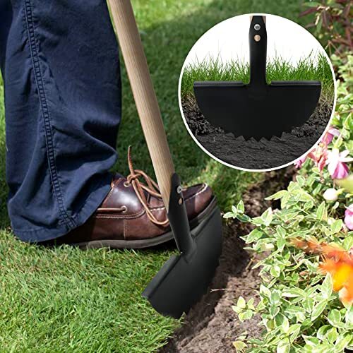 Garden 42" Half Moon Lawn Edger Tgrip Long Handle Steel Edging Turf ...