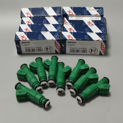 8PCS 42lb Green Fuel Injectors Fits For GM Ford TBI LT1 LS1 LS6 V8 ...