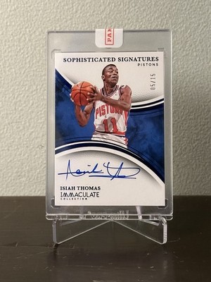 2024-25 Panini Immaculate Isiah Thomas Sophisticated Signatures /15 | eBay