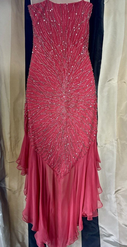 Scala JR Sz Med ~ Beaded Formal Homecoming Dress | eBay