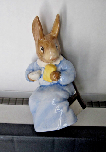 Vintage Beatrix Potter Bunny Rabbit Cottontail Porcelain Figurine ...