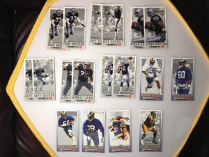 Lot Of 18 Vintage Gameday Football Cards 1993 McDonalds Limited Edition ...