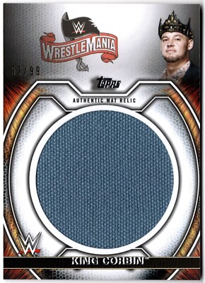 2021 Topps WWE Undisputed Superstar Mat Relic KING CORBIN #M-CK #57/99 | eBay