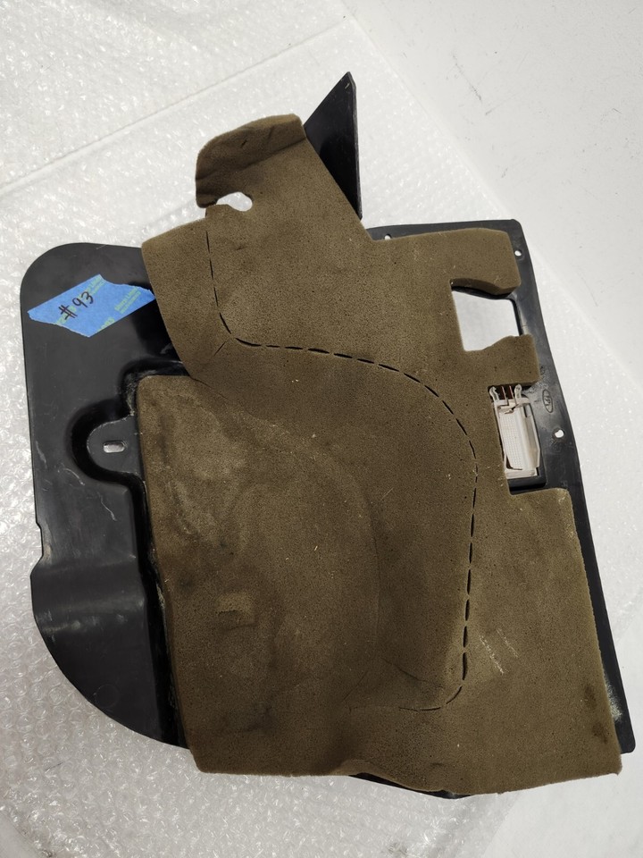 84-89 C4 Corvette Lower Dash Hush Panel & Light RIGHT Passenger Side ...