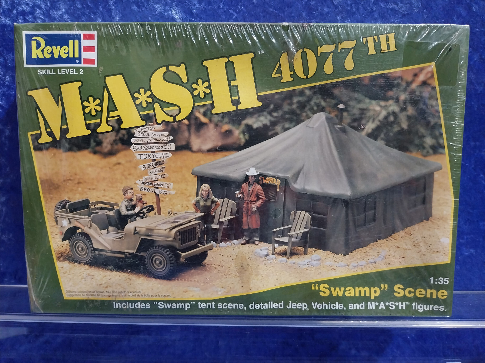 Revell Model Kit Factory Sealed 1/35 M.A.S.H. Mash 4077th Swamp Scene ...