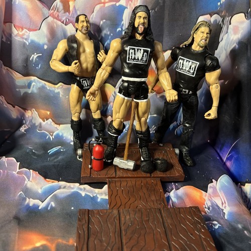 2002 Jakks WWF Federation Poison NWO Kevin Nash, Scott Hall X-Pac 3 ...