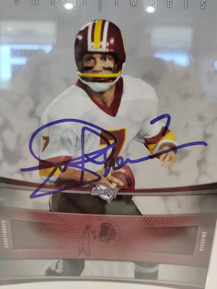 JOE THEISMANN AUTO Sweet Images 2006 Sweet Spot SI-JT Certified SLABBED ...