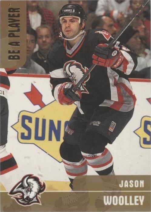 1999-00 In the Game Be A Player Memorabilia - Jason Woolley #125 Gold ...