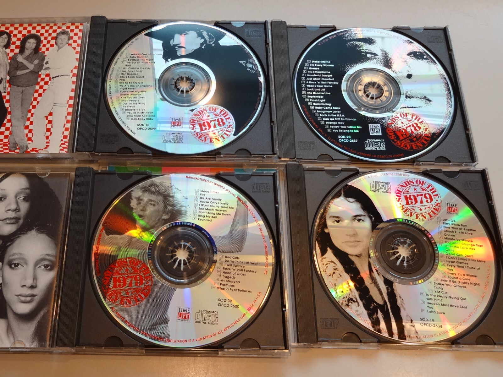 Set of 38 SOUNDS OF THE SEVENTIES CDs 1970s Music Collection TIME LIFE ...