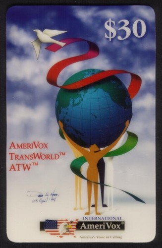 International Transworld (Vertical) Monde Paix Globe ( Atw ) Used ...