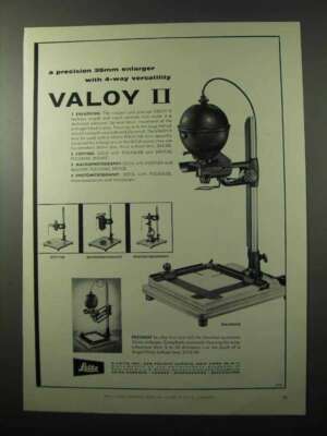 1957 Leitz Valoy II Enlarger Ad - Precision | eBay