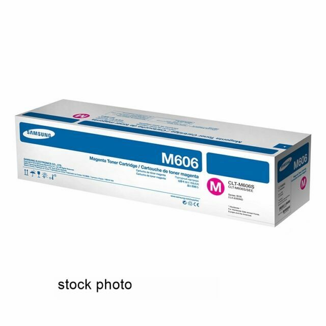 Samsung High Yield Magenta Toner Cartridge Clt-m606s Cltm606s M606 for ...