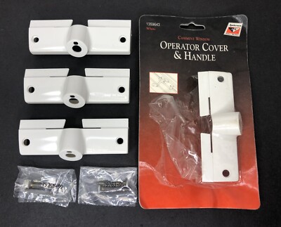 4 Andersen Casement Window Operator Cover with 4 Screws White 1359643 ...
