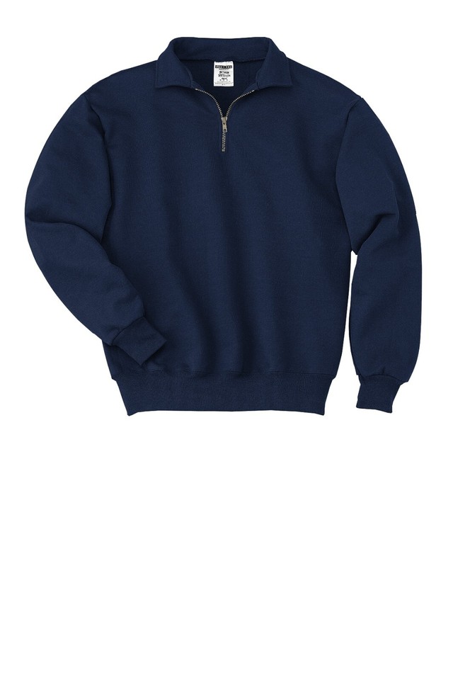 Jerzees 4528 Adult Super Sweats NuBlend Fleece Quarter Zip Pullover | eBay